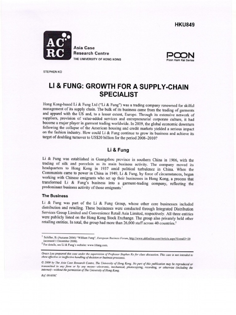 Li Fung | PDF
