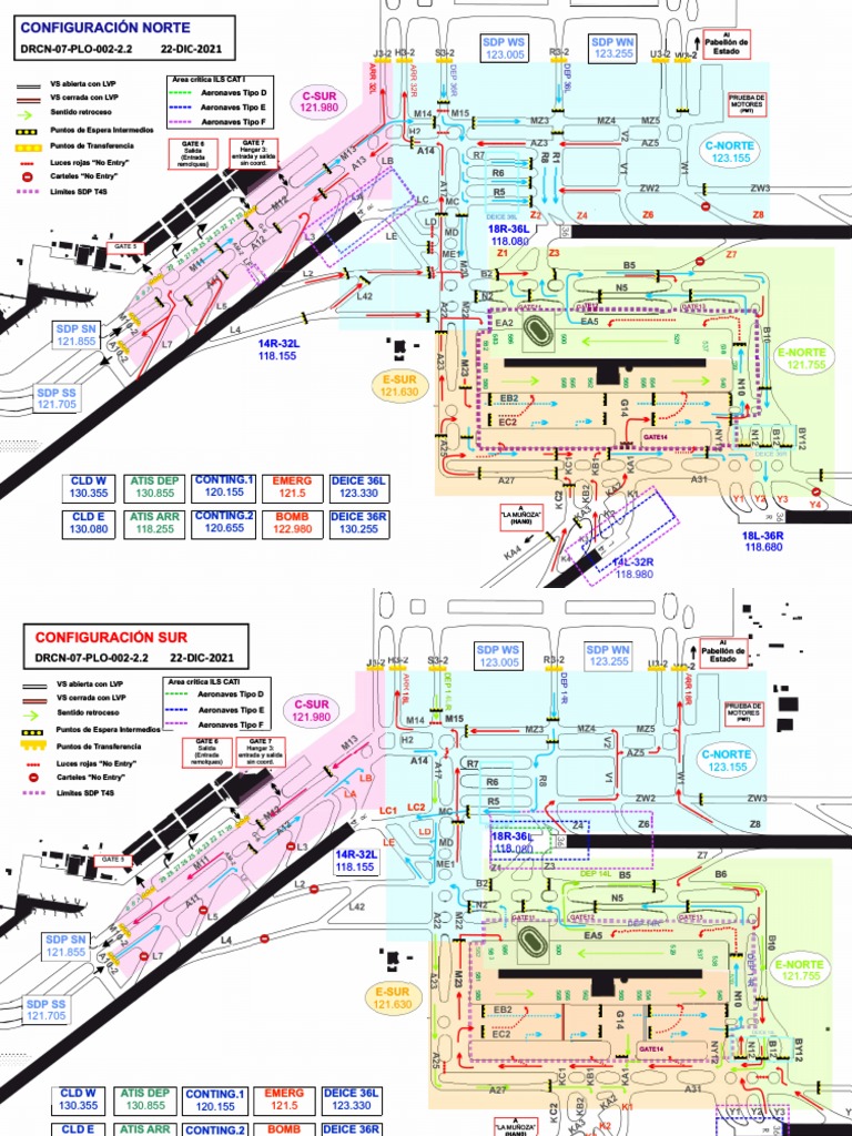 Mapa Sectorización ATC LEMD | PDF