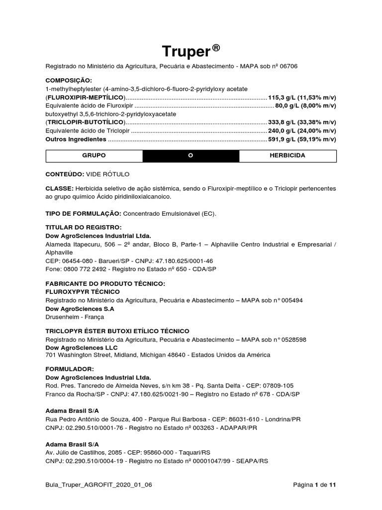 Bula Truper | PDF | Embalagem e rotulagem | Ambiente natural