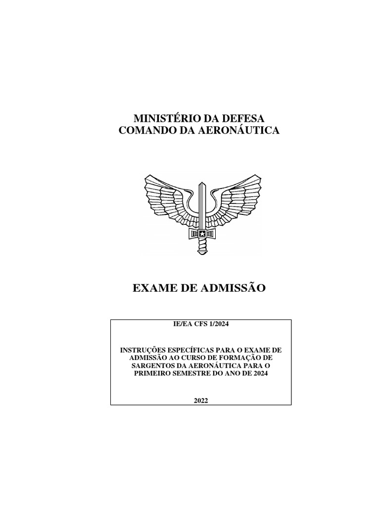 EEAR 2024 ABERTURA | PDF | Conscrição