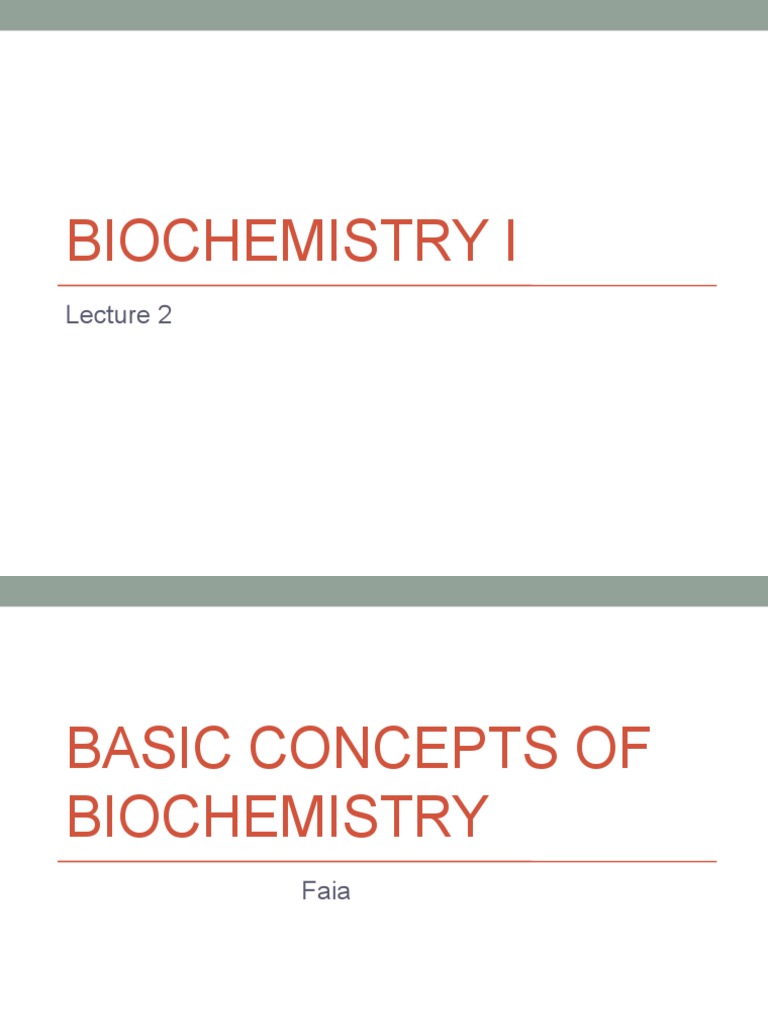Basic Concepts of Biochemistry | PDF | Metabolism | Biochemistry