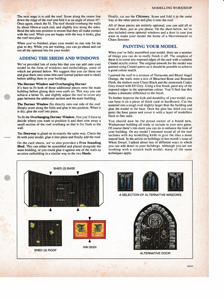 Warhammer Building A | PDF