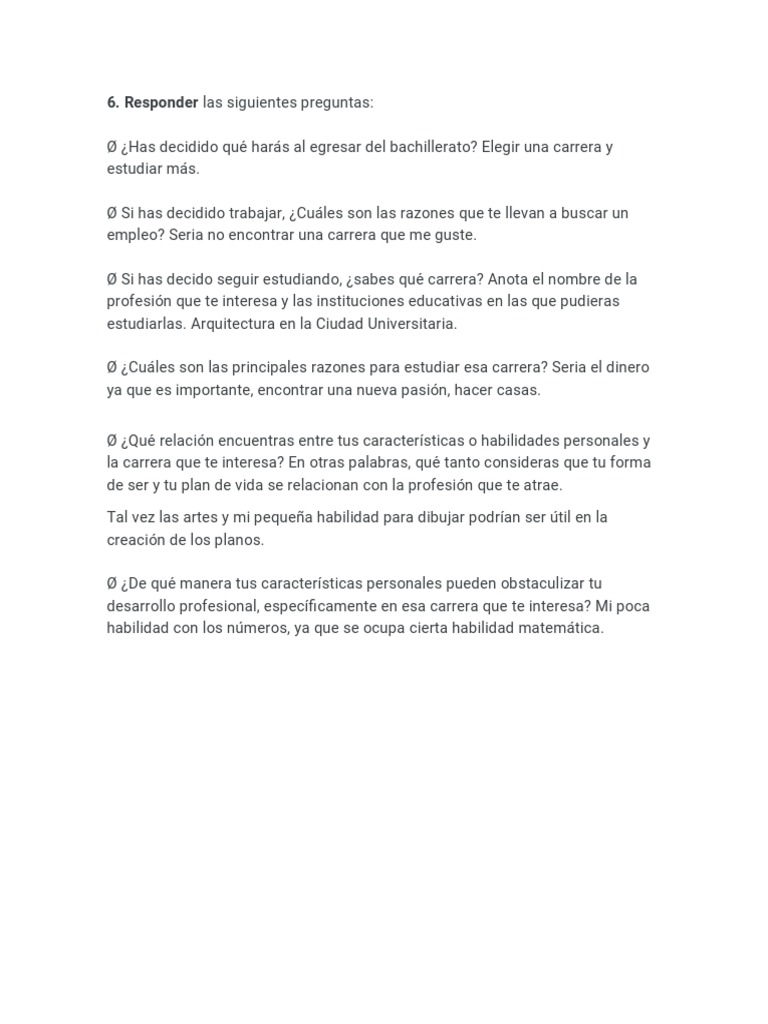 6 Preguntas Finales | PDF