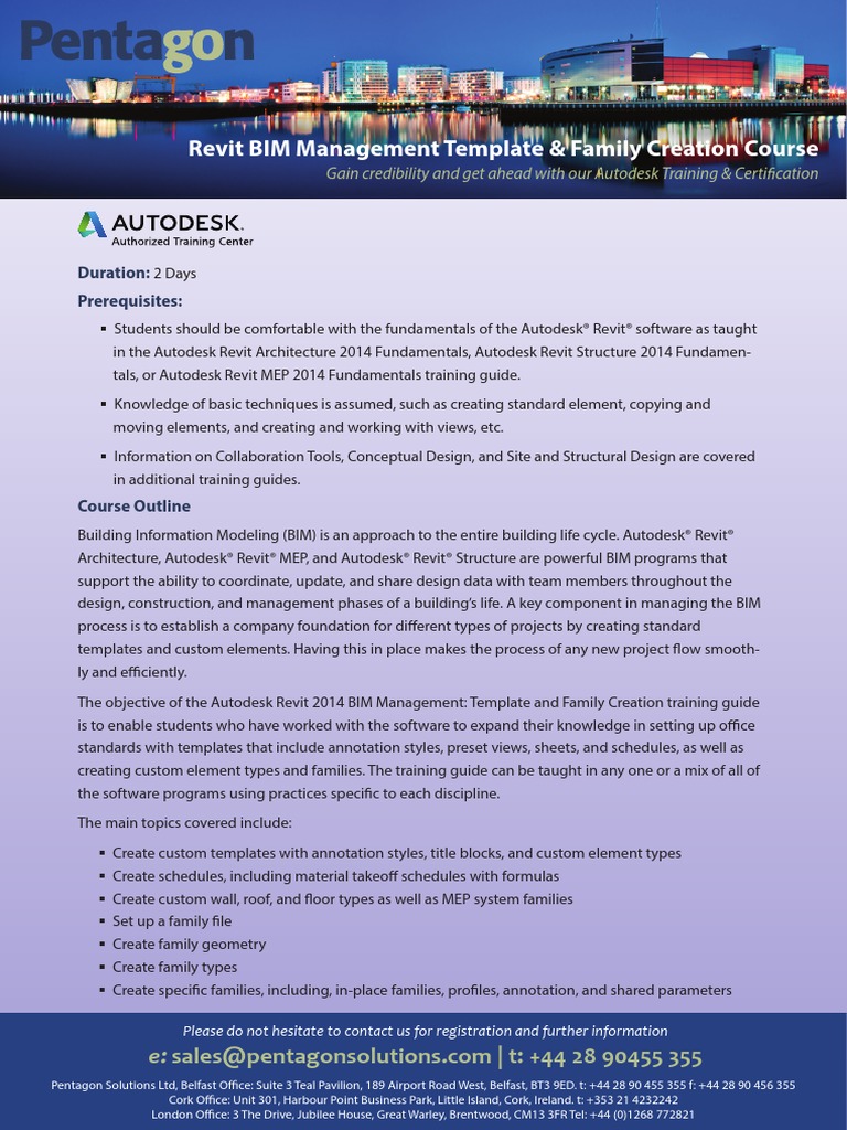 Revit Bim Management Template Outline | PDF | Autodesk Revit | Building ...