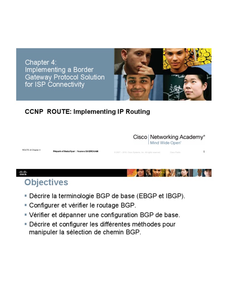 CCNP ROUTE Chap 04 | PDF | Architecture de réseau | Cyberespace