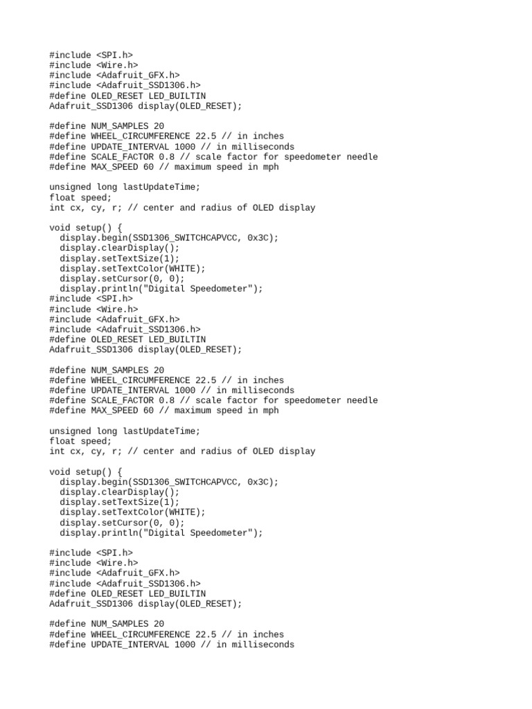 Speedometer | PDF | Metrology | Linear Algebra