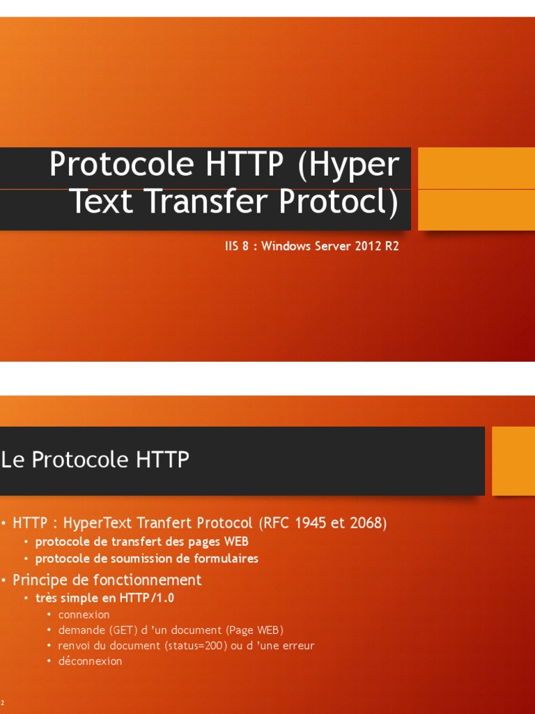 Introduction à IIS et Protocole HTTP | PDF | Internet | Internet et Web