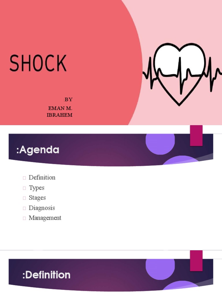 Shock Pdf Shock Circulatory Health Sciences