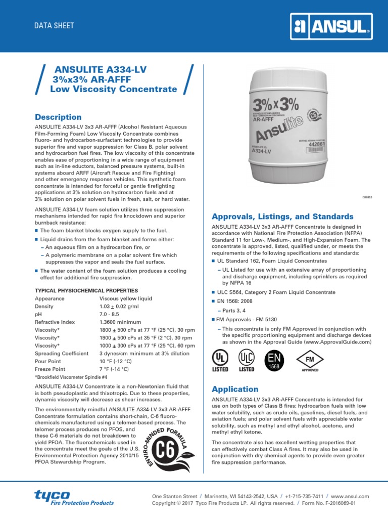 Anulite A334-Lv - Ar-Afff 3P | PDF | Chemistry | Materials