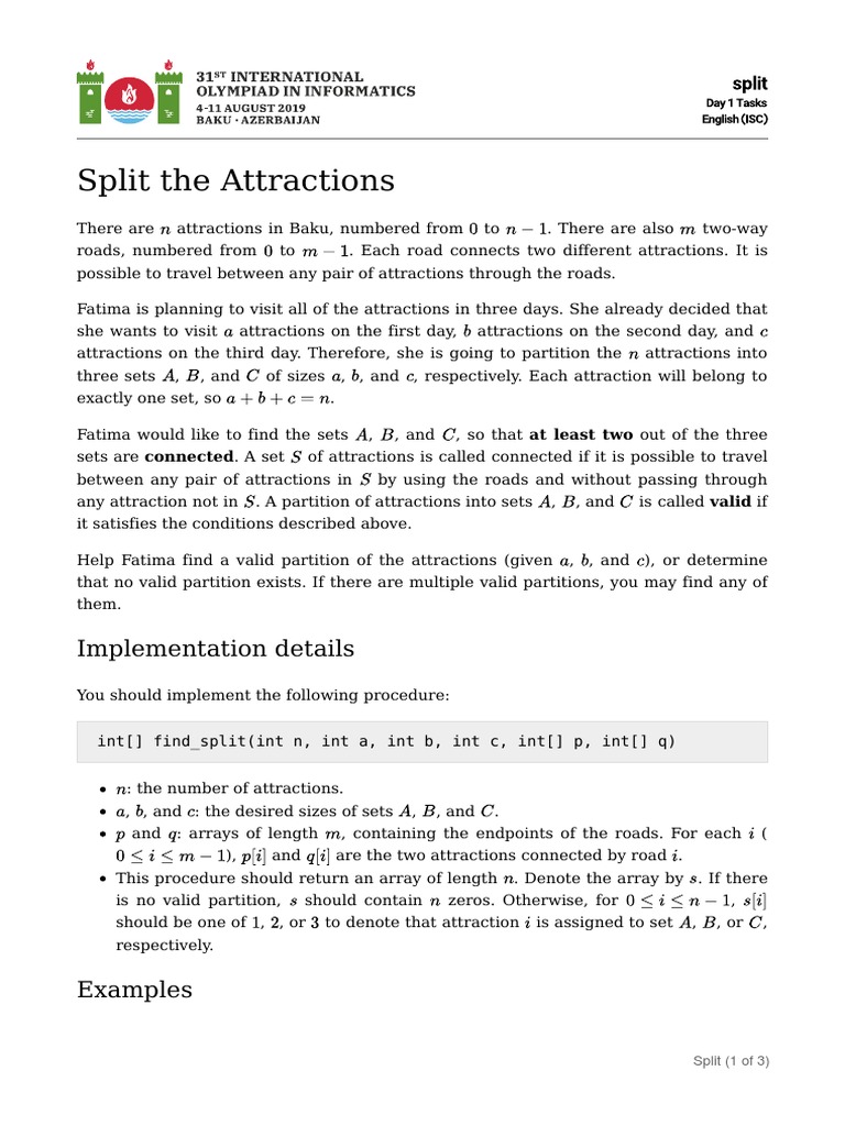 Ioi 2019 Problem 2 | PDF | Computer Programming | Applied Mathematics
