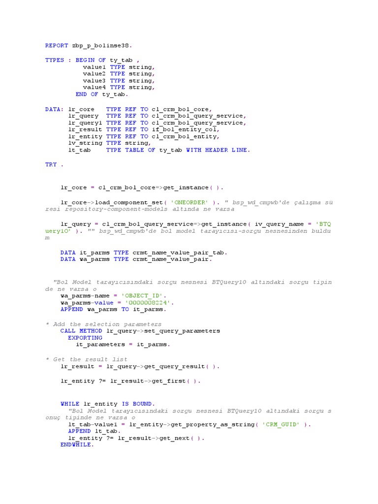 Querying a Sales Order Entity and Displaying Property Values Using the BOL Query Service | PDF