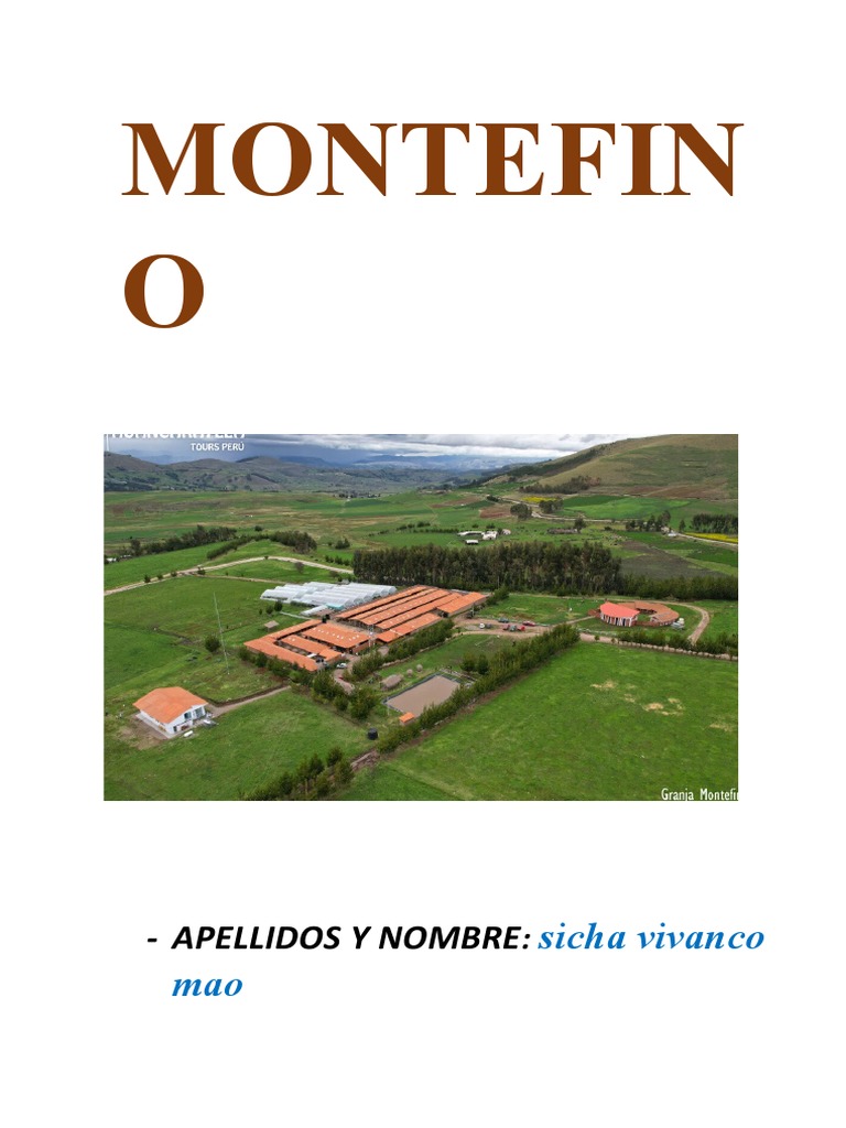 Producción diversificada y sostenible en la Finca Montefino | PDF | Queso | Leche