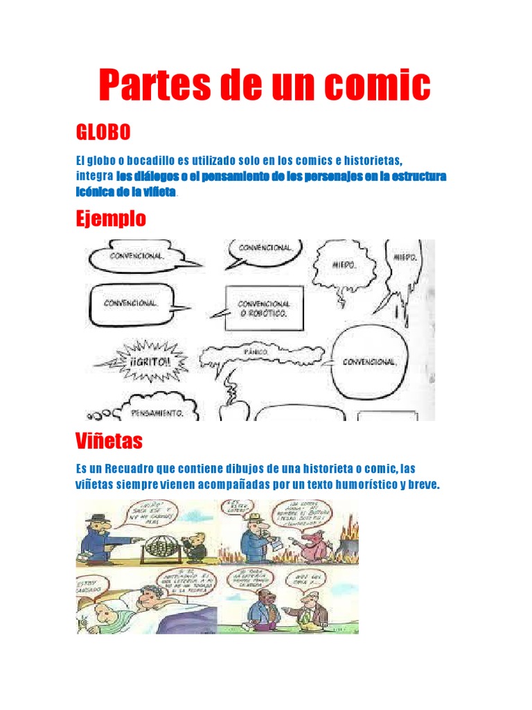 Partes de Un Comic | PDF | Poesía