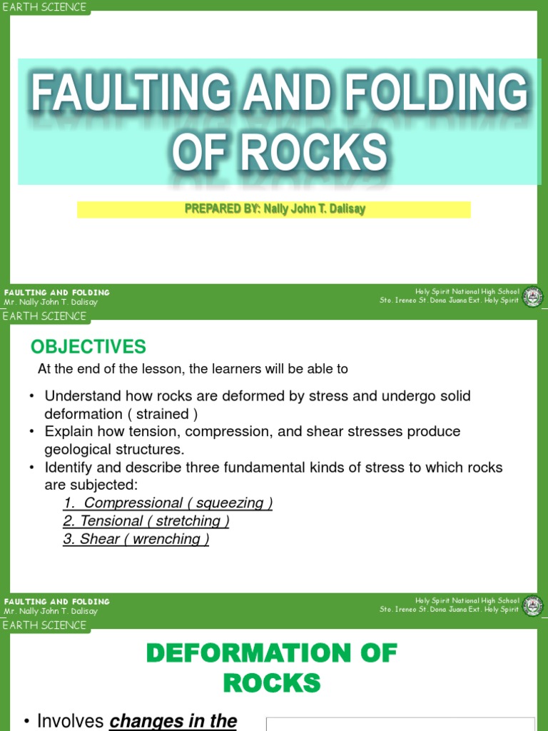 Folds and Faults | PDF | Fault (Geology) | Deformation (Engineering)