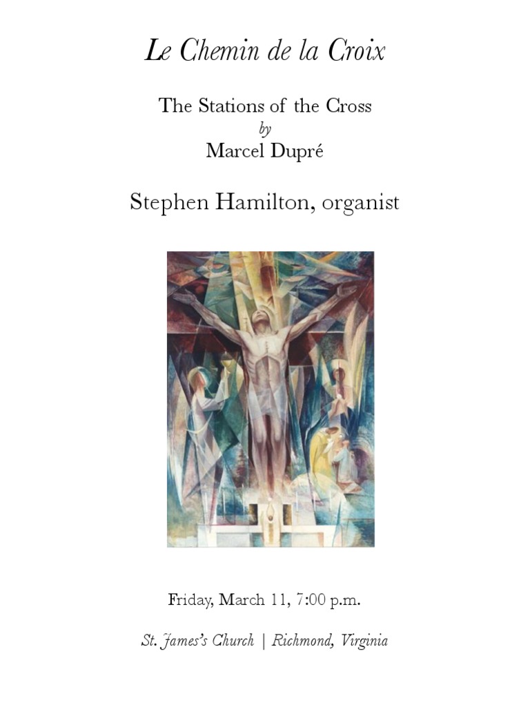 Stations of the Cross by Dupré | PDF | Jesus