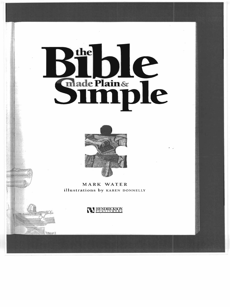 The Bible Made Plain & Simple | PDF | Dead Sea Scrolls | King James Version