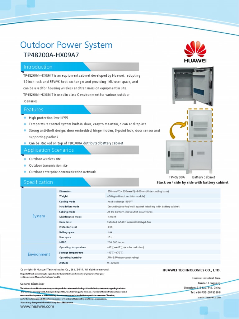 TP48200A-HX09A7 Gabinete Transmisiones | PDF | Wireless | Electrical ...
