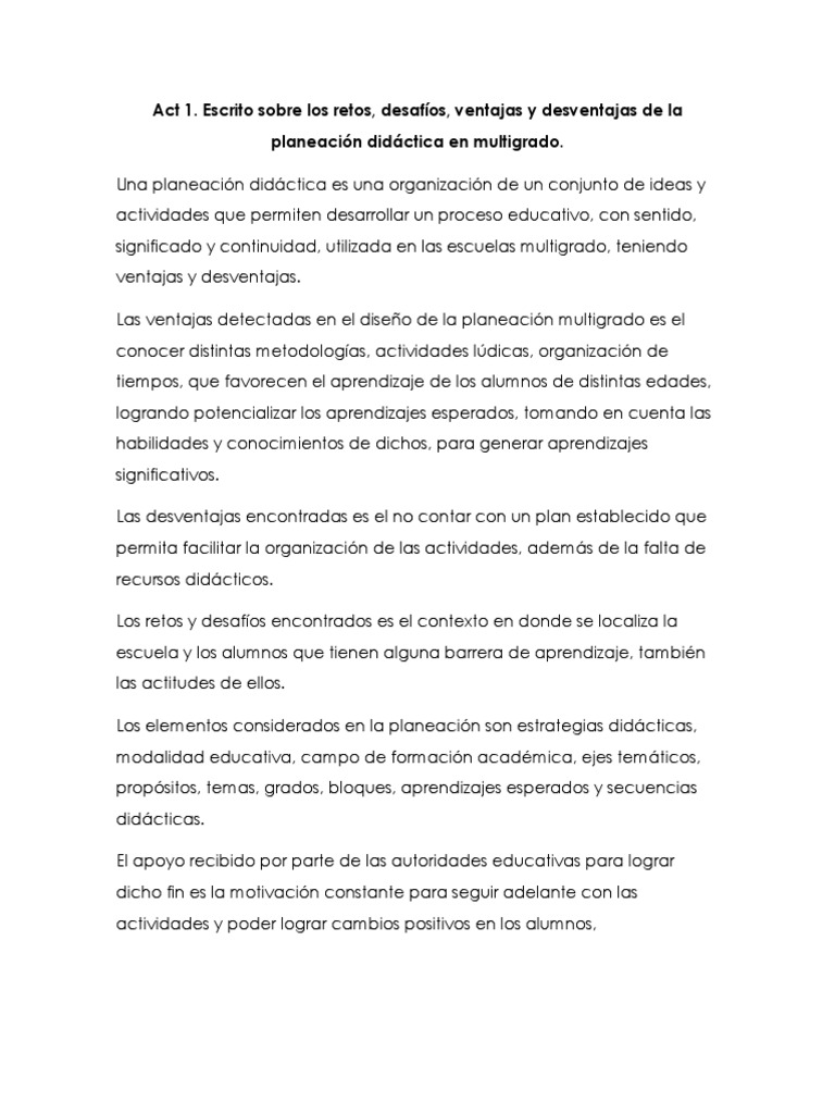 Actividad 1 Modulo 3 | PDF