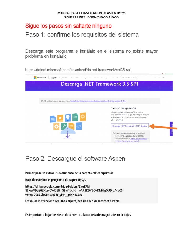 Manual para Instalacion de Aspen Hysys | PDF | Ingeniería Informática | Ingeniería de software