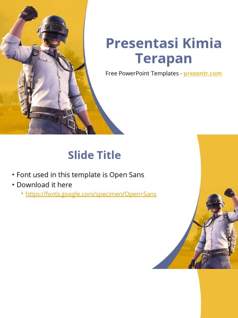 Kimia Terapan PowerPoint Template | PDF
