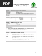 MSDS Sunlight Liquid Dishwashing | PDF