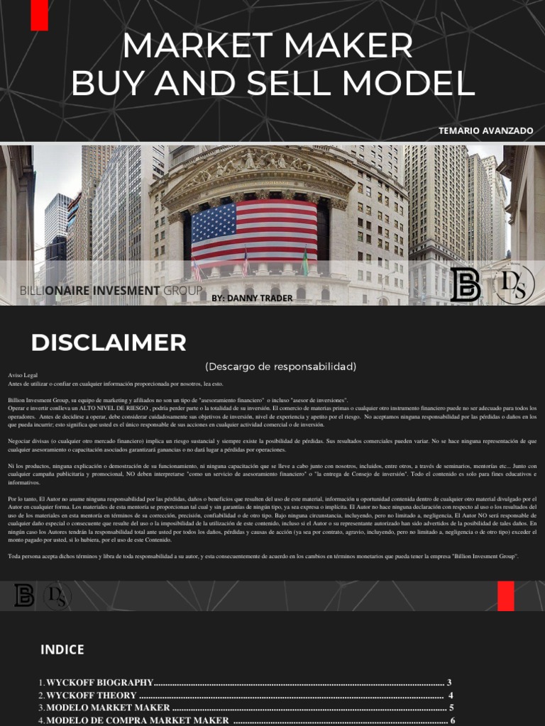 Market Maker. | PDF | Procesos de negocio | Comercio