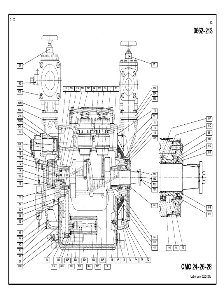 Sabroe Cmo 24-26-28 Spare Parts | PDF | Mechanical Engineering