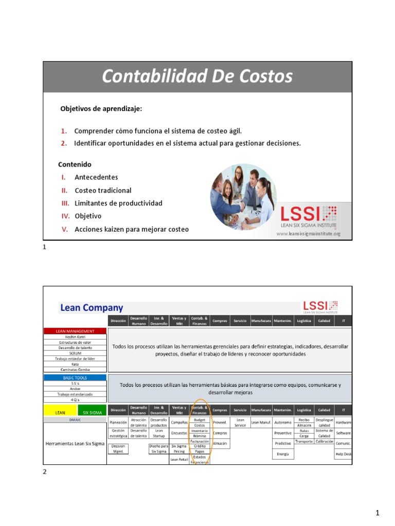 6.5 Lean Cost Accountig | PDF | Costo | Lean Manufacturing