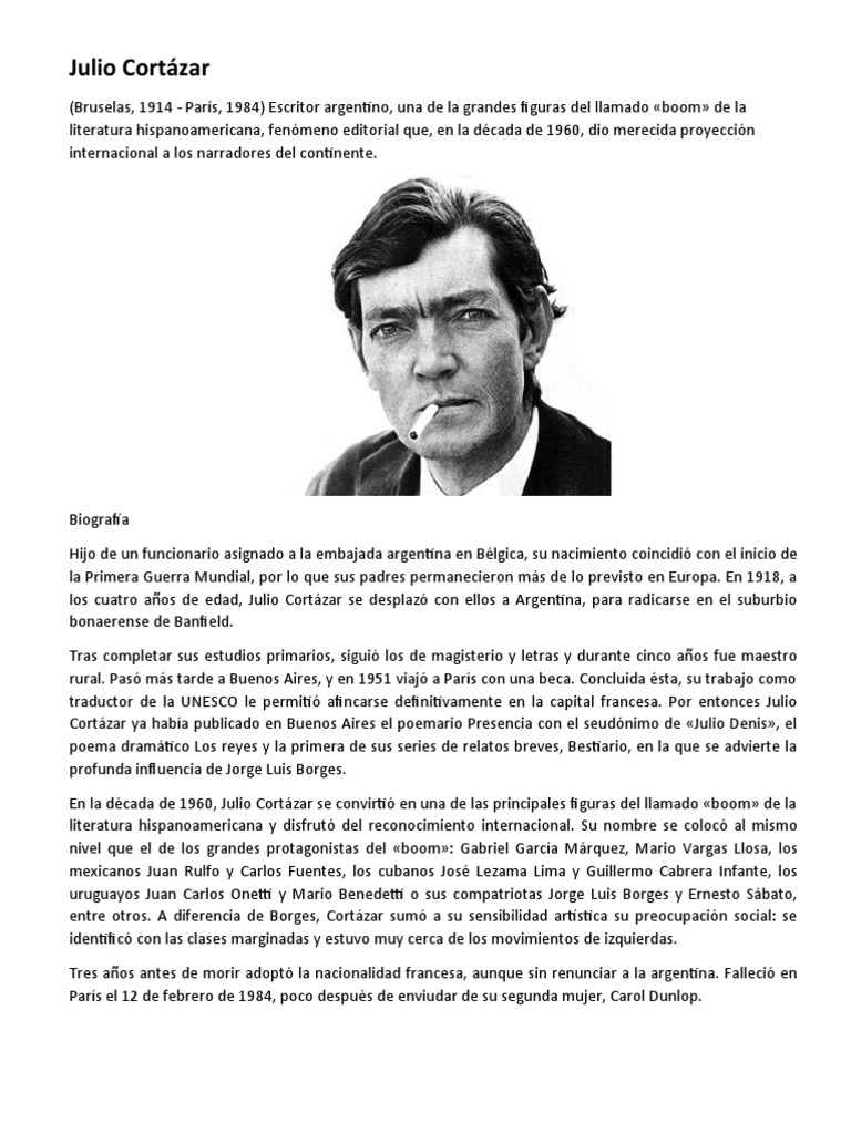 Biografias de Escritores | PDF | Gabriel García Márquez