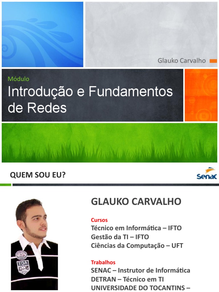 Introduco e Fundamentos de Redes | PDF | Rede de computadores | Protocolo de transferência de ...