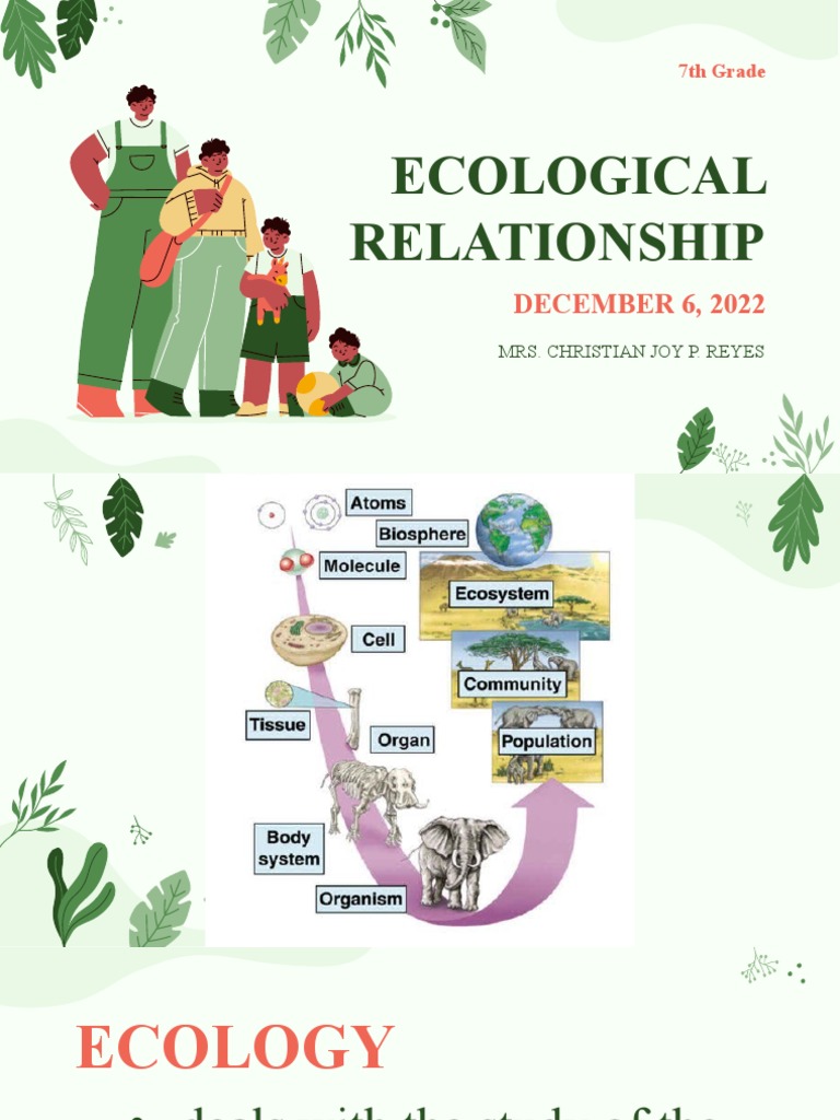 Ecological Relationship | PDF