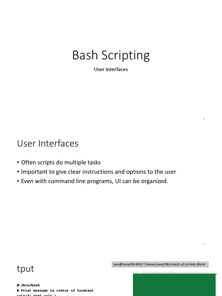 Bash Inter | PDF | Command Line Interface | Computer Terminal
