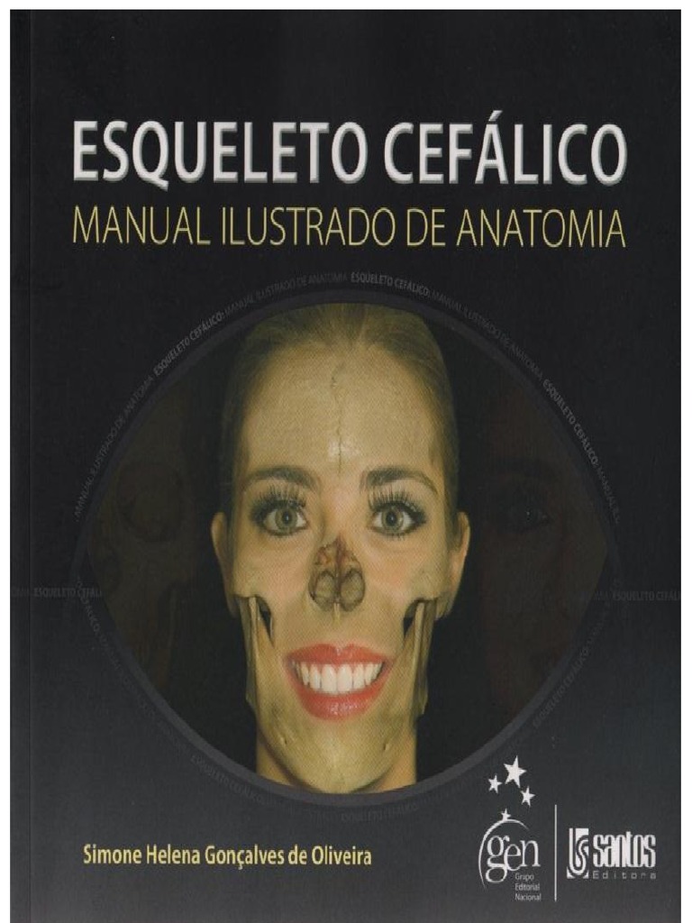 Esqueleto Cefálico Manual Ilustrado de Anatomia | PDF