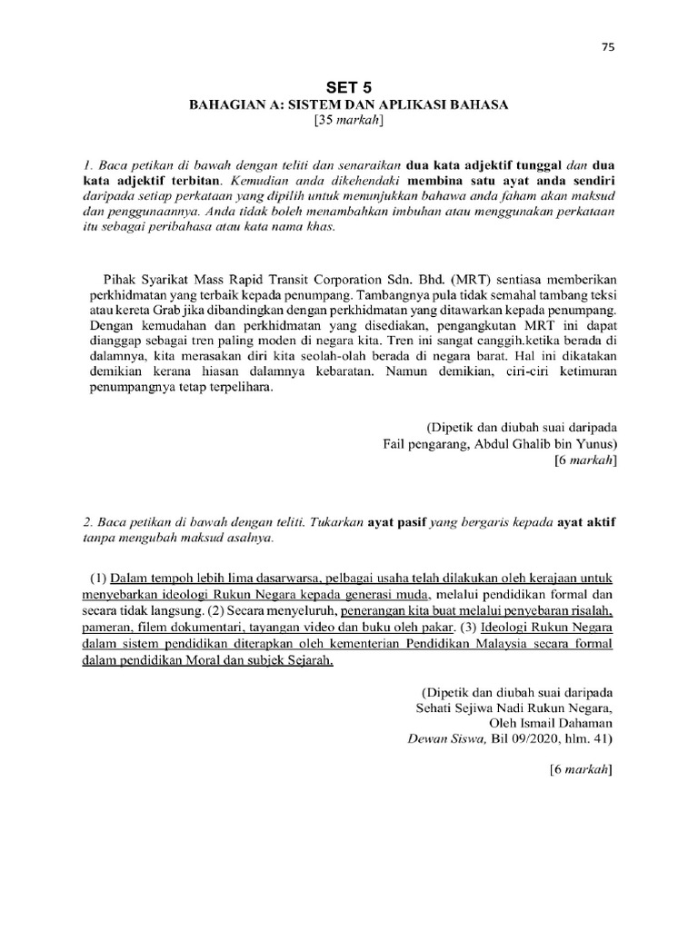 Modul Semarak Set 5 | PDF