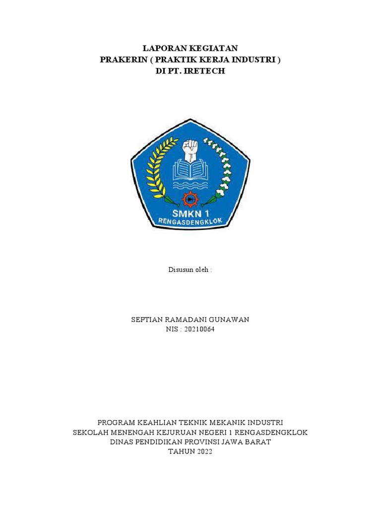Contoh Laporan PKL PT IRE TECH | PDF