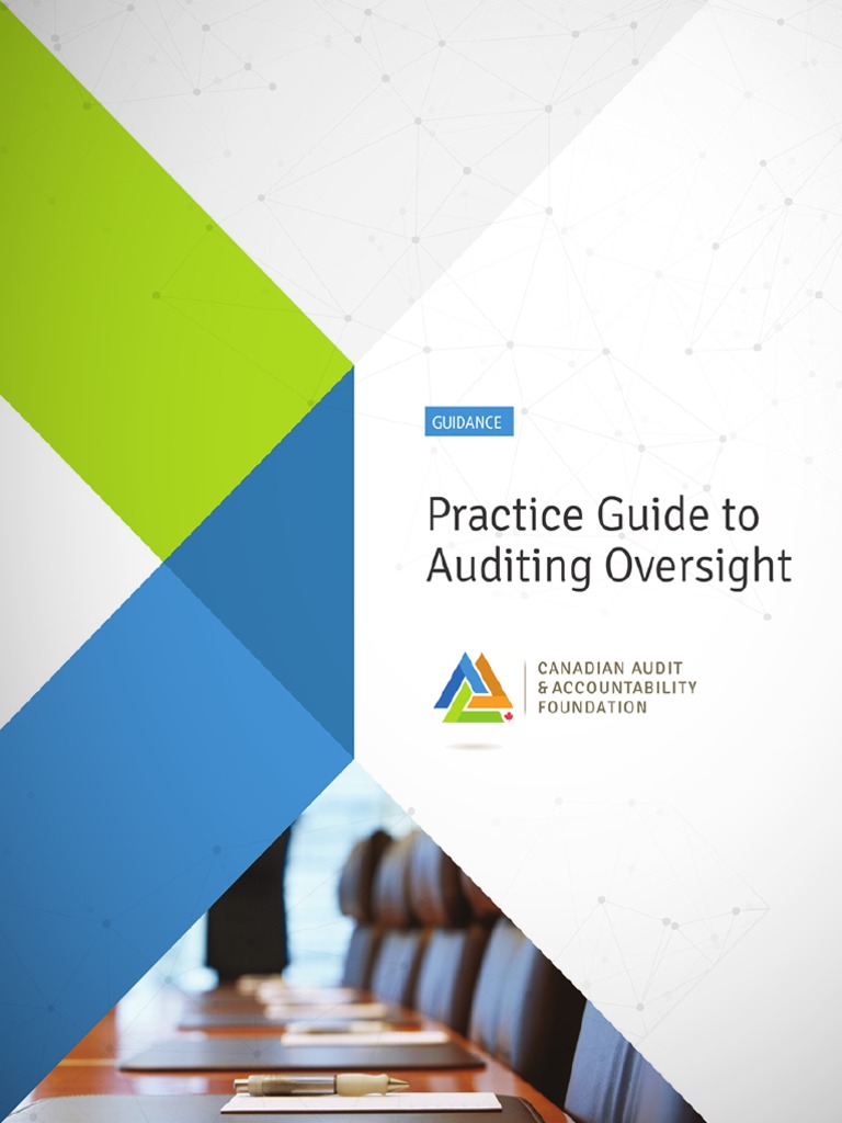 Practice Guide To Auditing Oversight | PDF | Governance | Audit