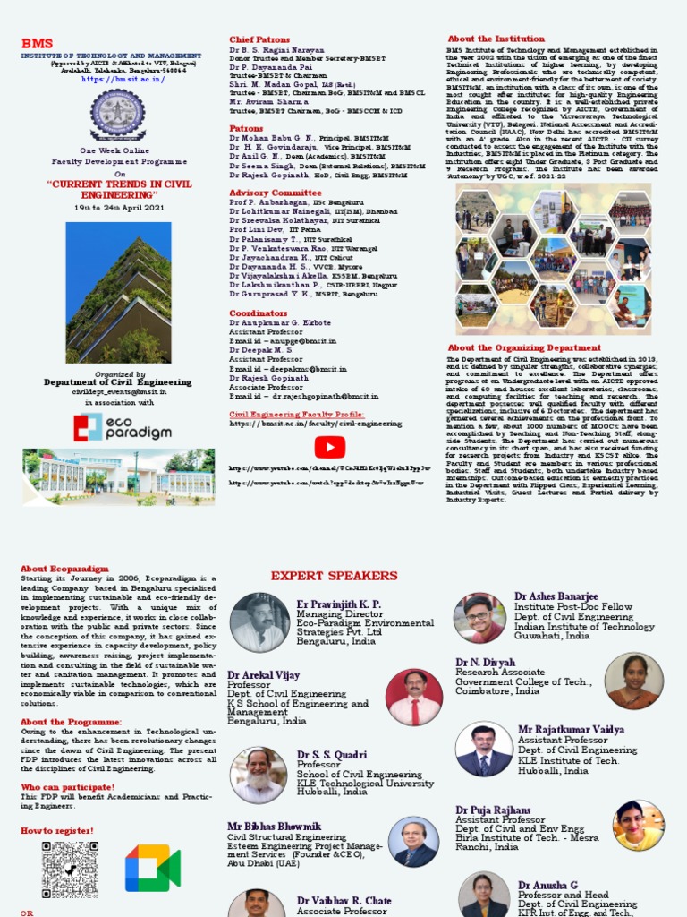 FDP Ctce21 | PDF | Civil Engineering | Engineering