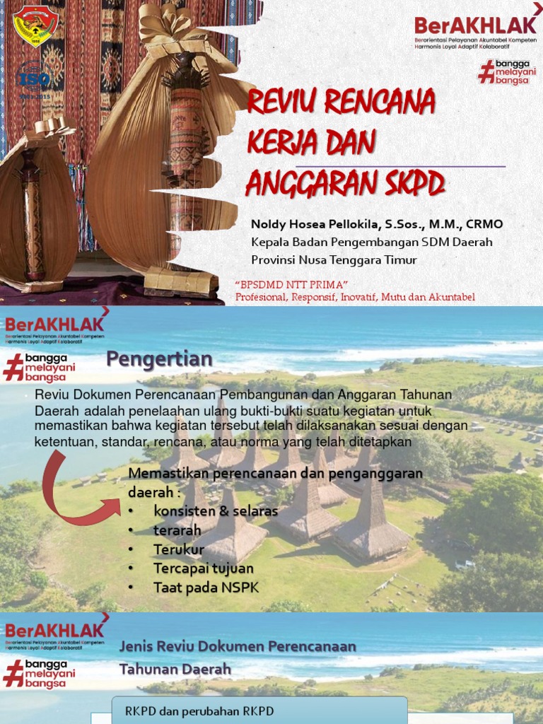 Slide Bimtek Reviu RKA | PDF | Bisnis | Teknologi & Rekayasa