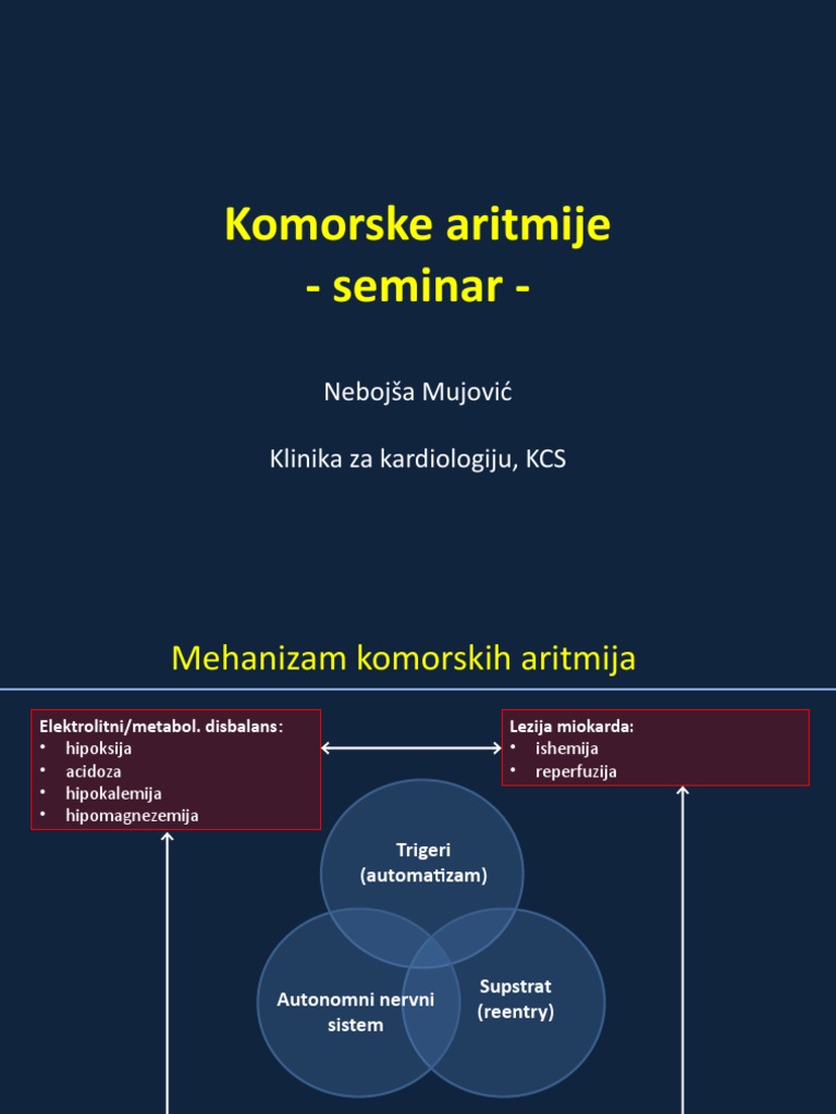 Komorske Aritmije | PDF