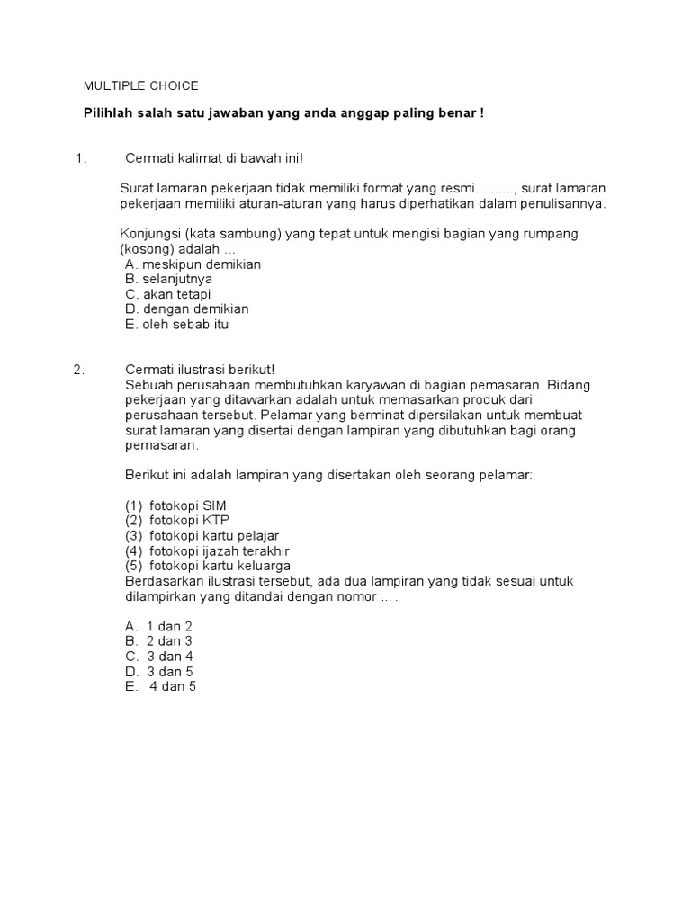 SOAL BINDO KLS XII Semester Ganjil 2022-2023 | PDF