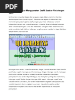 Uji Heteroskedastisitas SPSS Scatterplots | PDF | Karier & Perkembangan