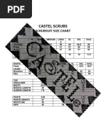 Sublimation Size Chart | PDF | Clothing | Fashion