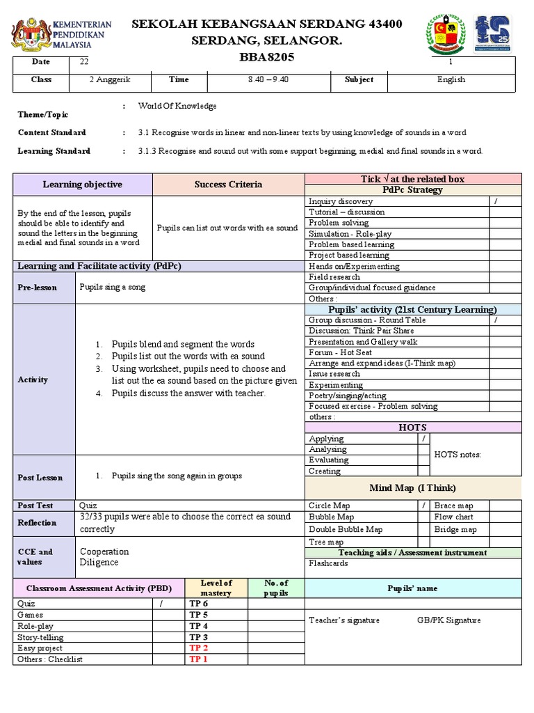 English Year 2 Pdf Teachers Learning