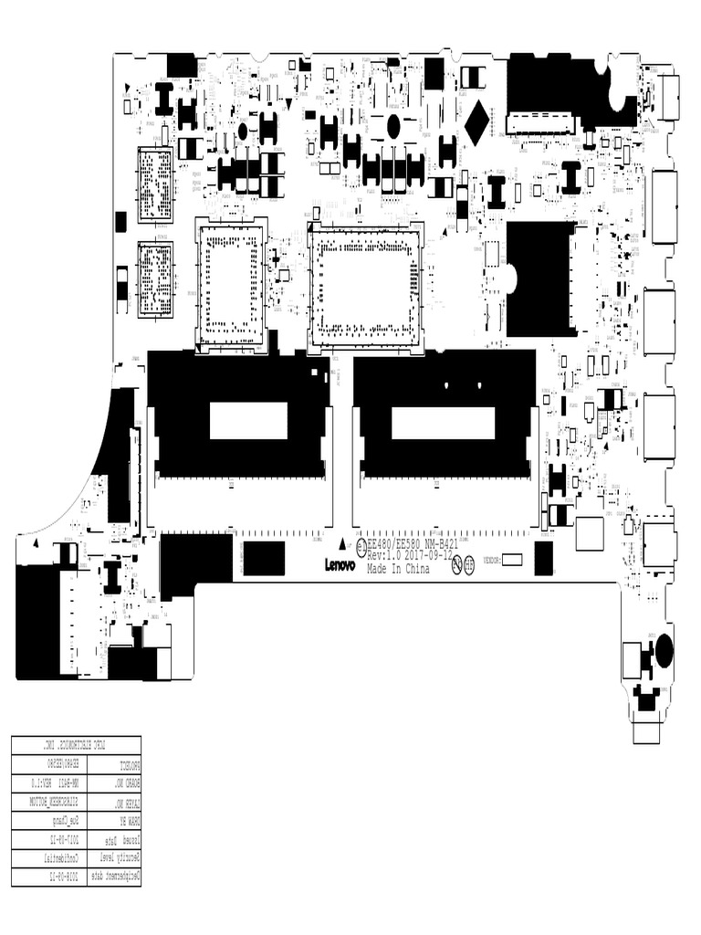 Thinkpad E580 LCFC NM-B421 BoardView PDF | PDF