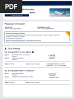 KLM e - Ticket - Receipt PDF | PDF | Airport | Fee