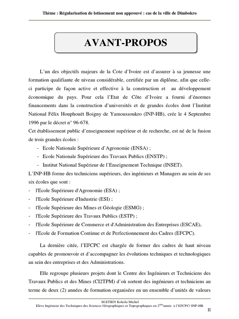 4 Avant Propos | PDF