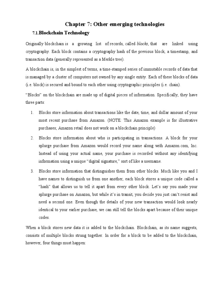 Understanding Blockchain Technology | PDF