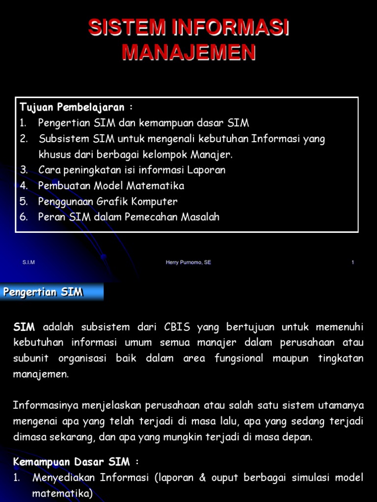 Subsistem - Sim | PDF