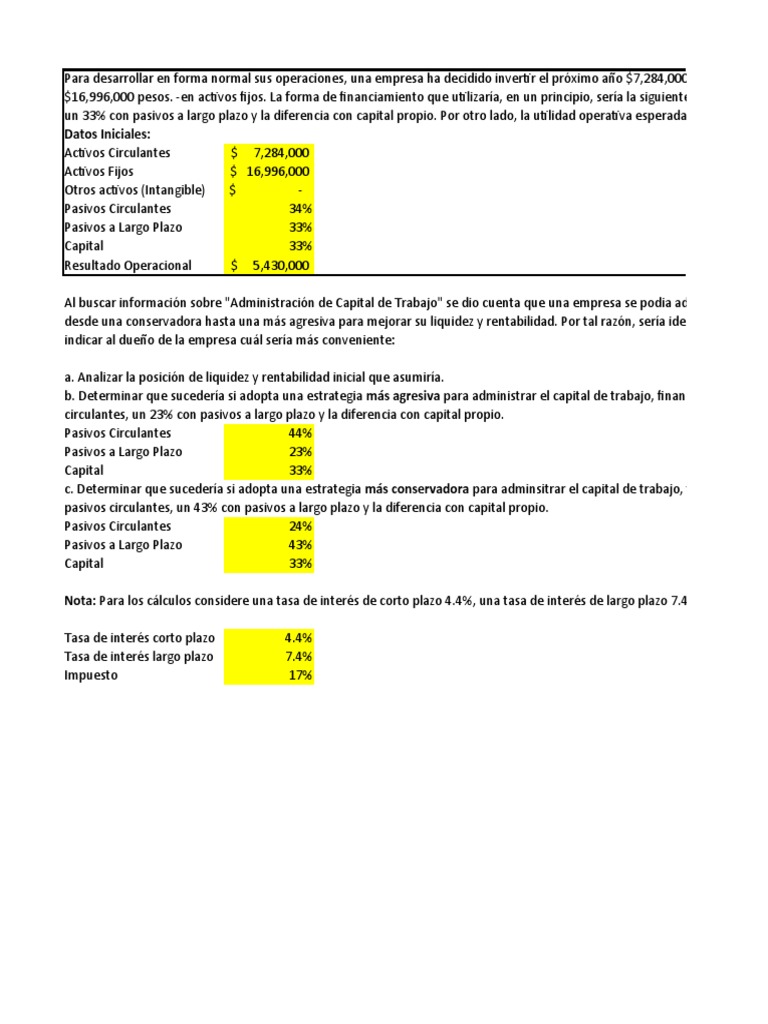 Análisis de estrategias de administración de capital de trabajo para mejorar la liquidez y ...