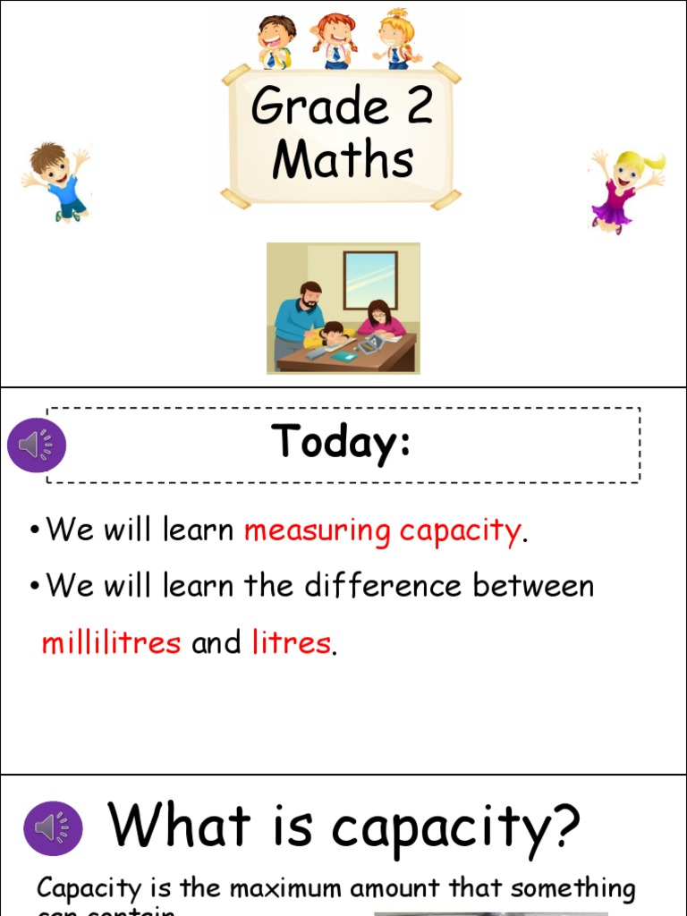 Grade 2 Capacity Measurement Guide | PDF